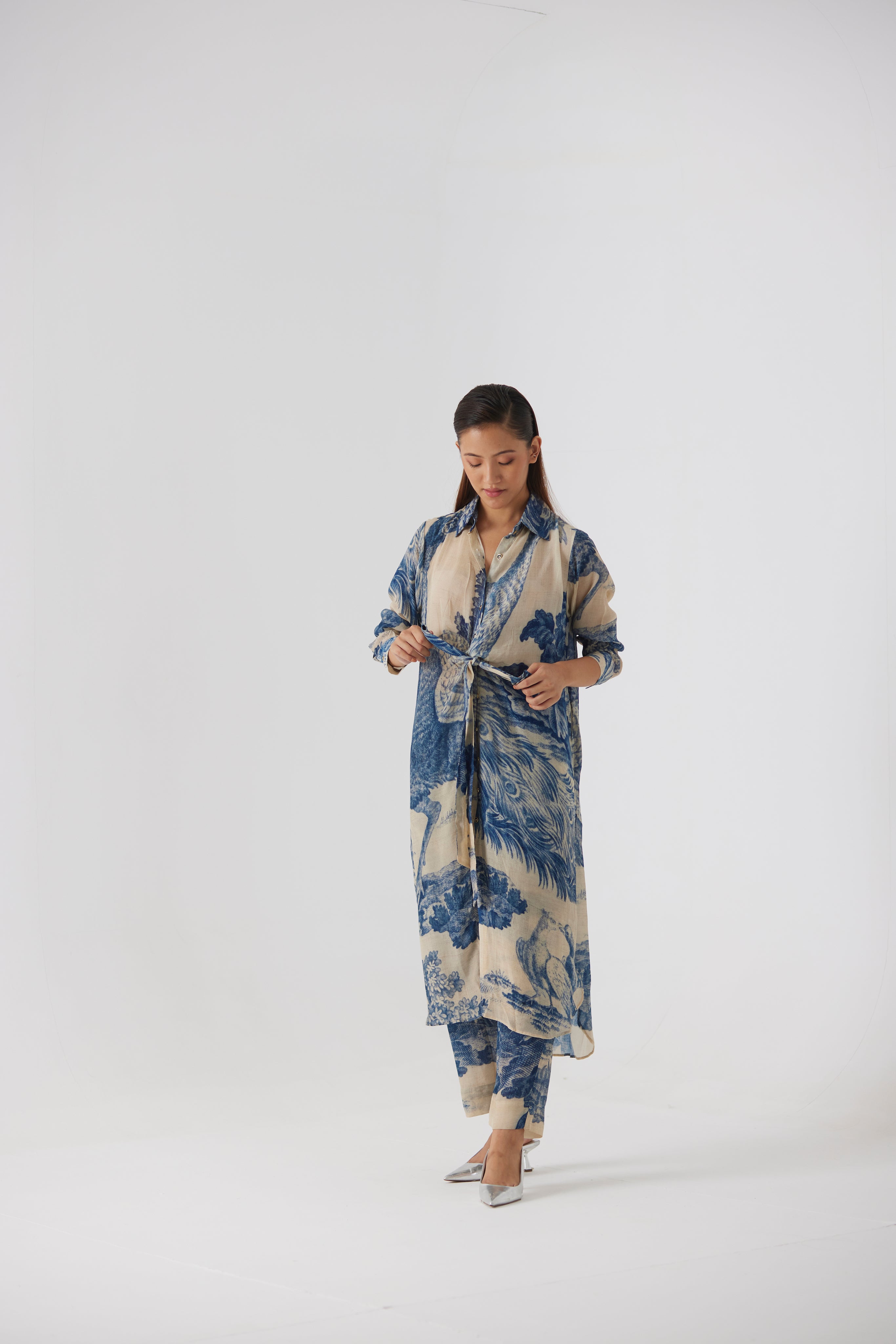 MORNI WRAP KURTA SET – Yam India