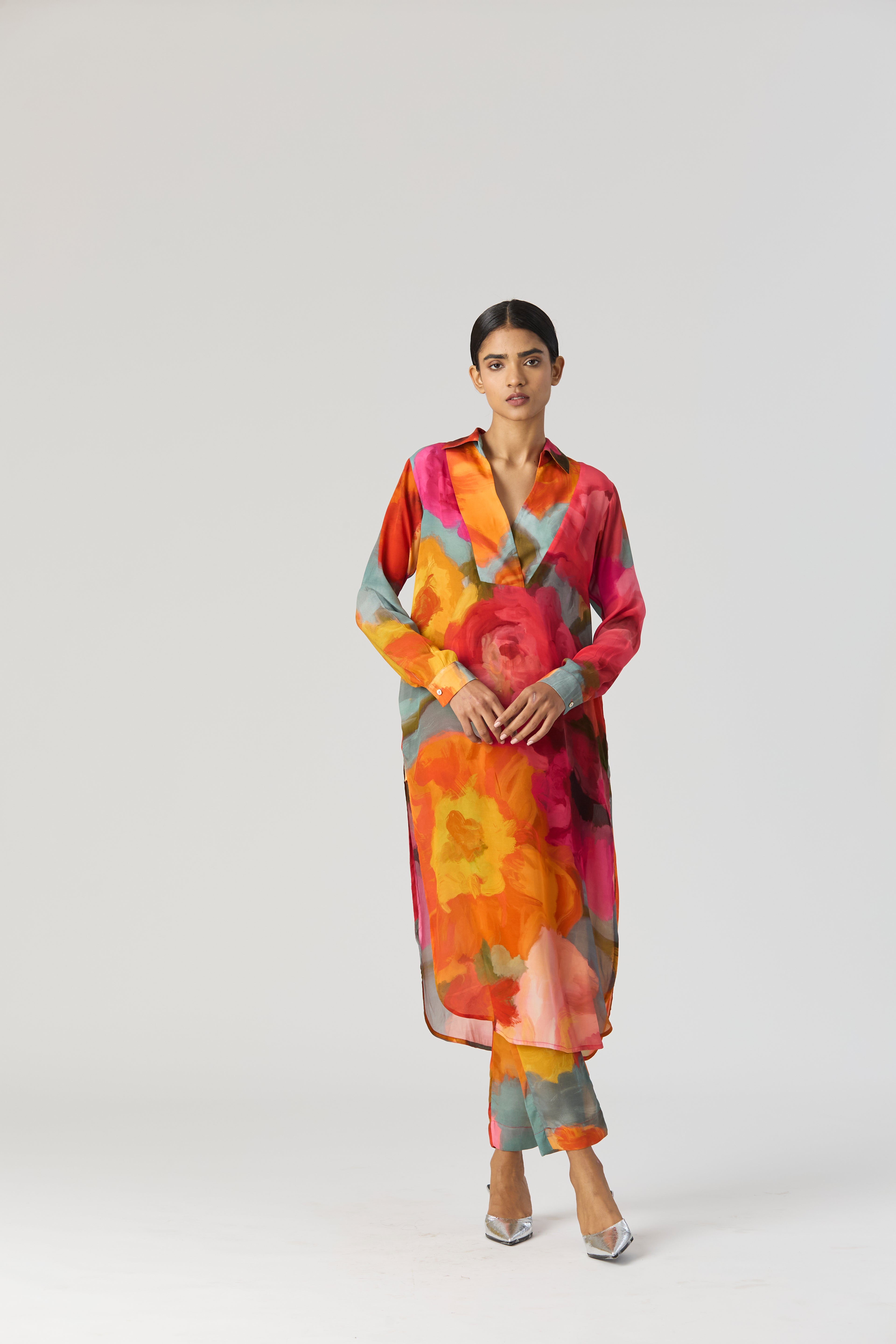 Veronica Long Kurta Set – Yam India