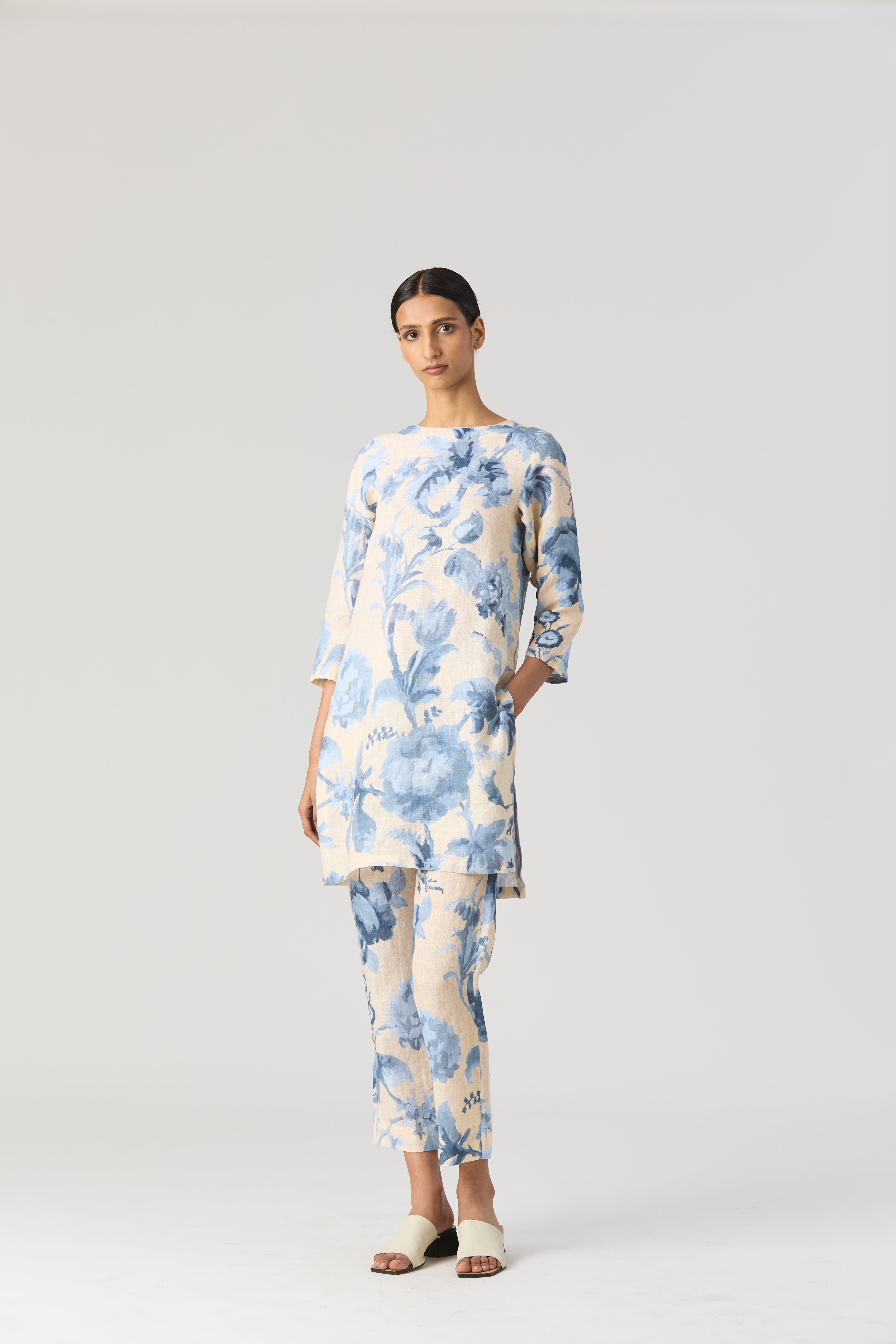Juno Linen Kurta Set – Yam India